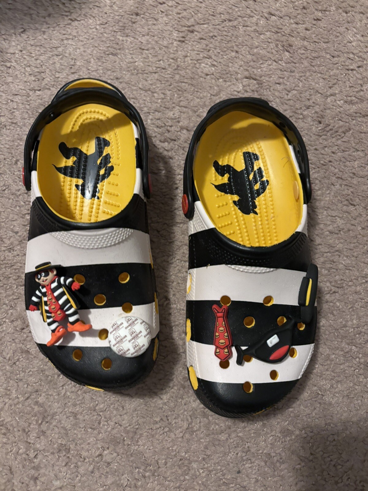 Crocs X McDonald’s Hamburglar Classic Clog Size W8 M1… - Gem