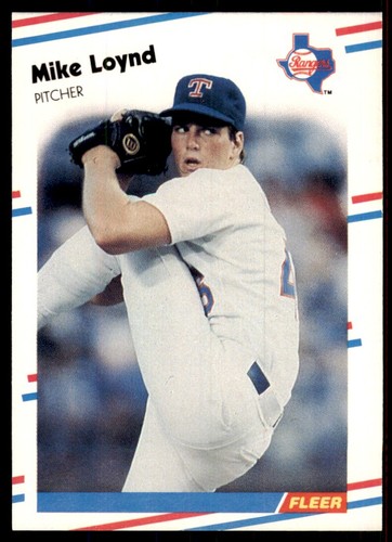 1988 Fleer Mike Loynd . Texas Rangers #472 | eBay