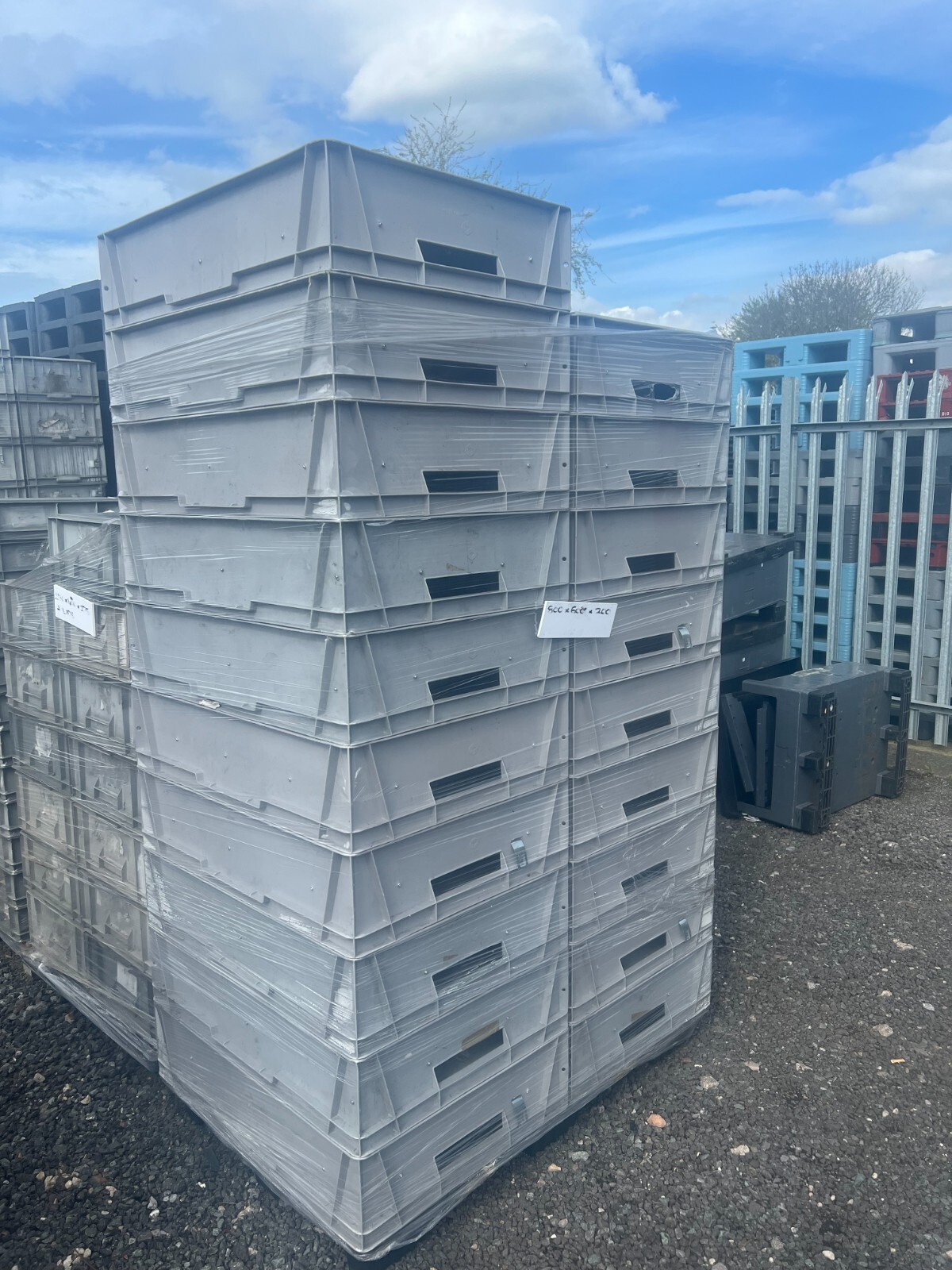 10 x 800x600x200mm Storage Box - Used Plastic Box | eBay UK