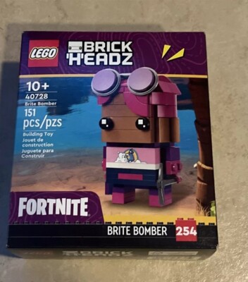 LEGO 40728 Fortnite Brite Bomber Brickheadz, New Sealed In Box | eBay