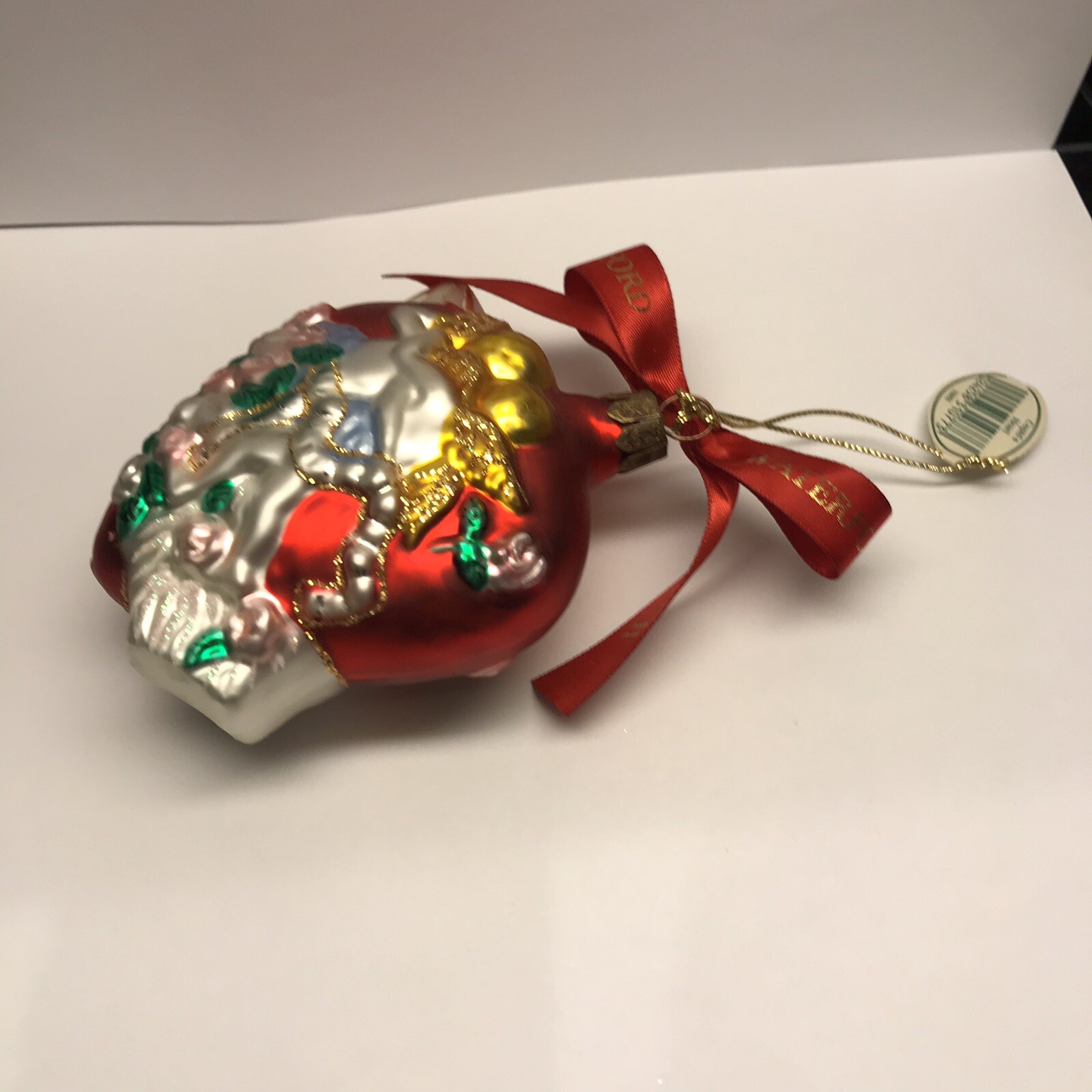 🔮🌲Waterford Cupid’s Heart Holiday Heirlooms Handmade Christmas Glass ...
