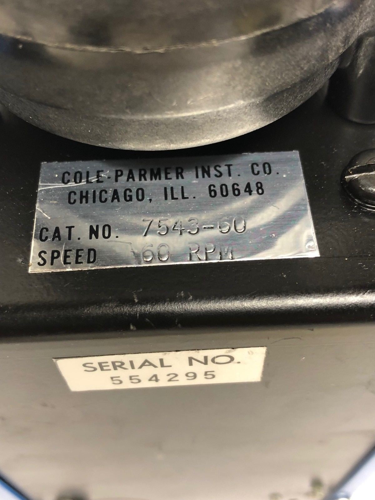 Cole Parmer Masterflex Pump Drive 7024-42 with Masterflex 7024 Head | eBay