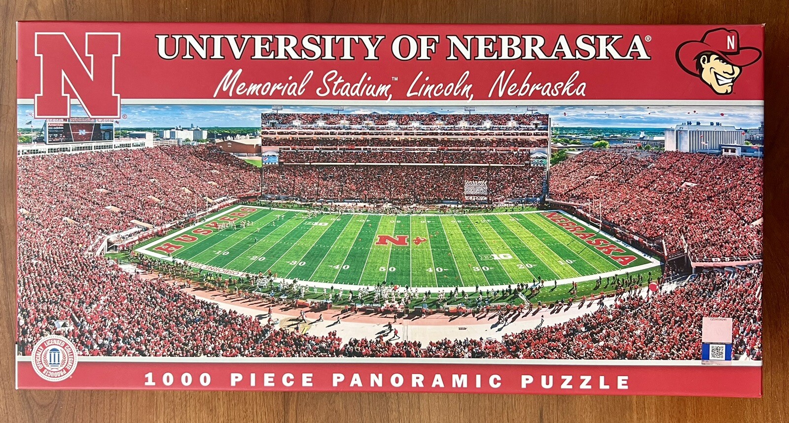 NEW Nebraska Memorial Stadium 1000 Piece Panoramic Puzzle Husker ...