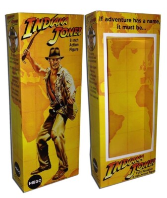 INDIANA JONES BOX for 8" Mego Action Figure (BOX ONLY) | eBay