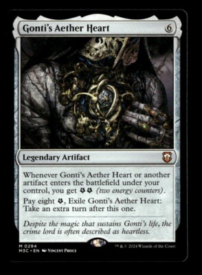 MTG - Gonti's Aether Heart - Commander: Modern Horizons 3 - Near Mint ...