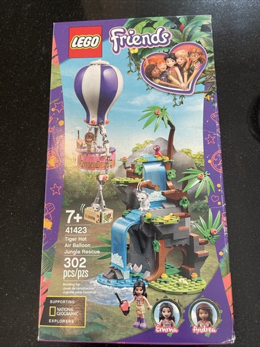 LEGO - FRIENDS #41423 TIGER HOT AIR BALLOON - 302 piece set - NEW ...