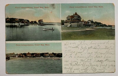1907 MA Postcard Cape Cod Onset Bay Point Independence multi-view ...