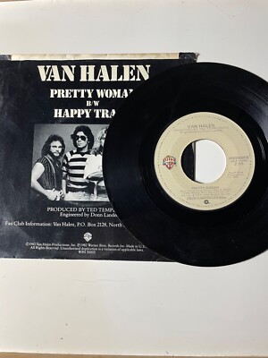 Van Halen - Pretty Woman / Happy Trails 45 RPM 7” Record w/Picture ...
