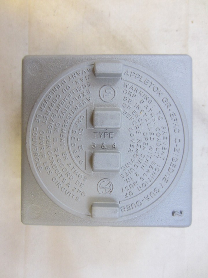 APPLETON GRSS100 1" EXPLOSION PROOF JUNCTION BOX | eBay