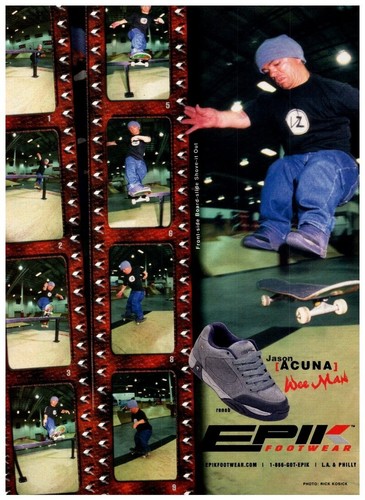 1982 Epik Footwear Jason Acuna ‘Wee Man’ Print Ad | eBay