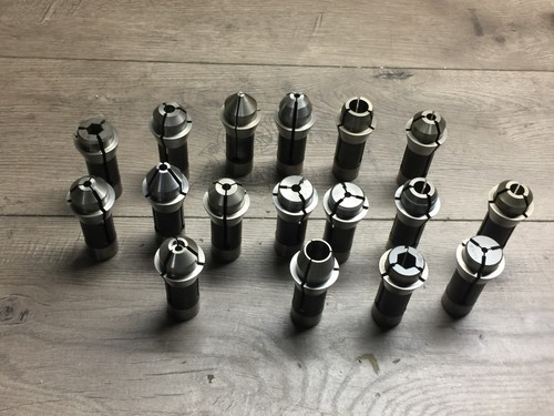 LOT OF S+M TF25 COLLETS .187, 7/16", 1/2", .345, .675, .350 | eBay
