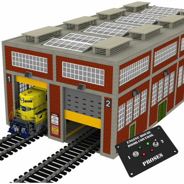 Proses LS035 O Scale Double Track Modern Engine Shed Kit for sale ...