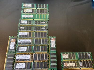 Mixed Lot Kingston 256mb PC-2100u 3200 266mhz DDR RAM | eBay