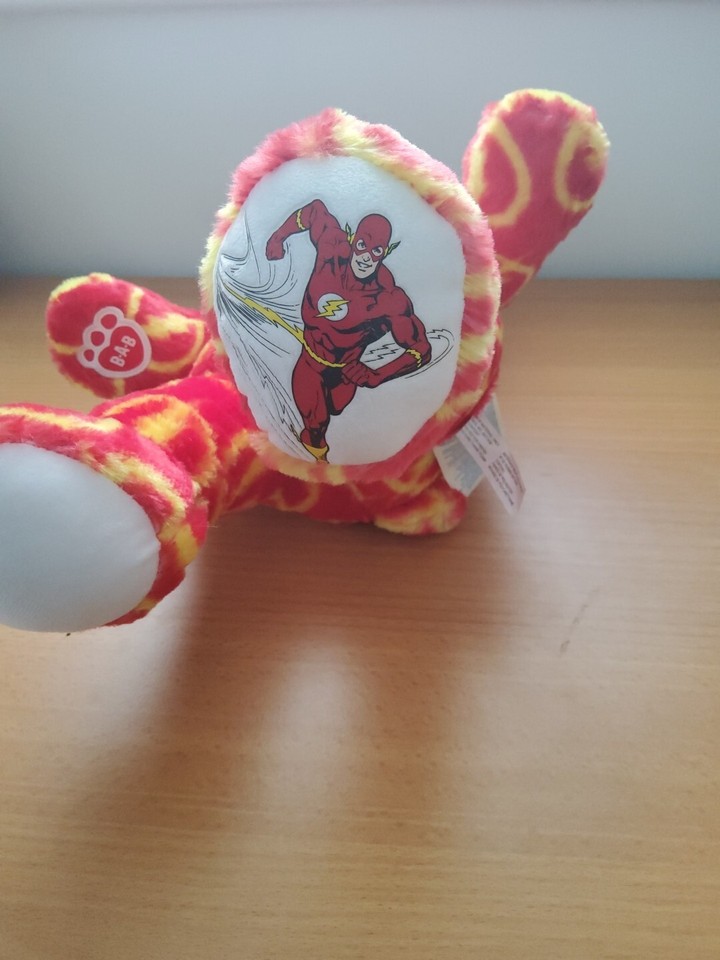 Build A Bear The Flash Plush DC Comics Justice League Logo Bear 16 ...