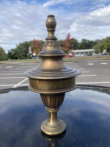 Vintage Spelter Brass Urn Heavy STIFFEL Lamp Column Spacers 3pc Part 14 ...