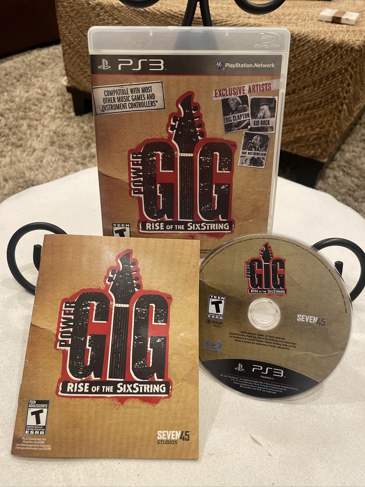 Power Gig: Rise of the SixString (Sony PlayStation 3, 2010) CIB! W ...
