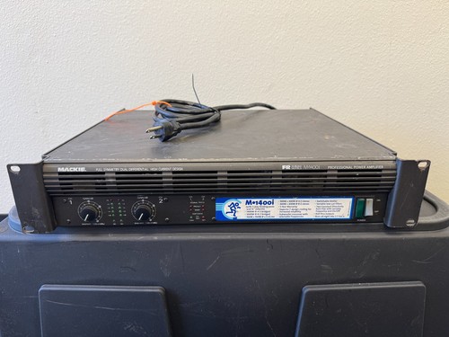Mackie FR Series M1400i Power Amplifier – Pro Audio Rackmount Amp 1200W ...