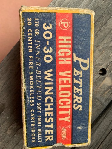 Peters Winchester 30/30 bullet box with empty cartridges | eBay