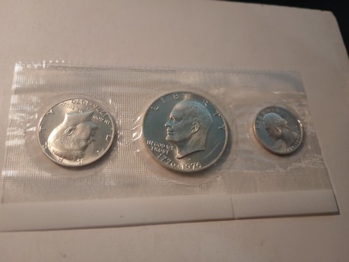 1776-1976 US Bicentennial Silver Proof 3 Coin Set w/COA | eBay