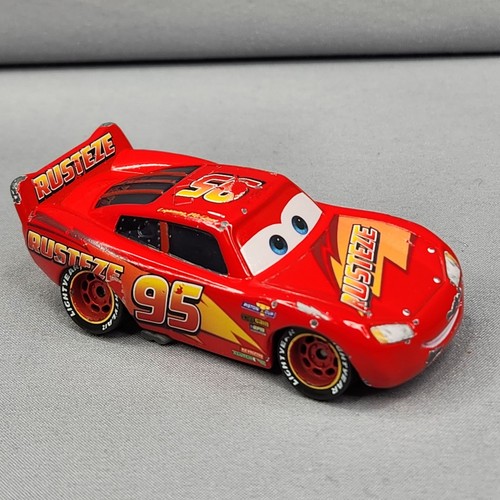 Disney Pixar Cars Rust-eze Lightning McQueen 1:55 Diecast Car Loose ...