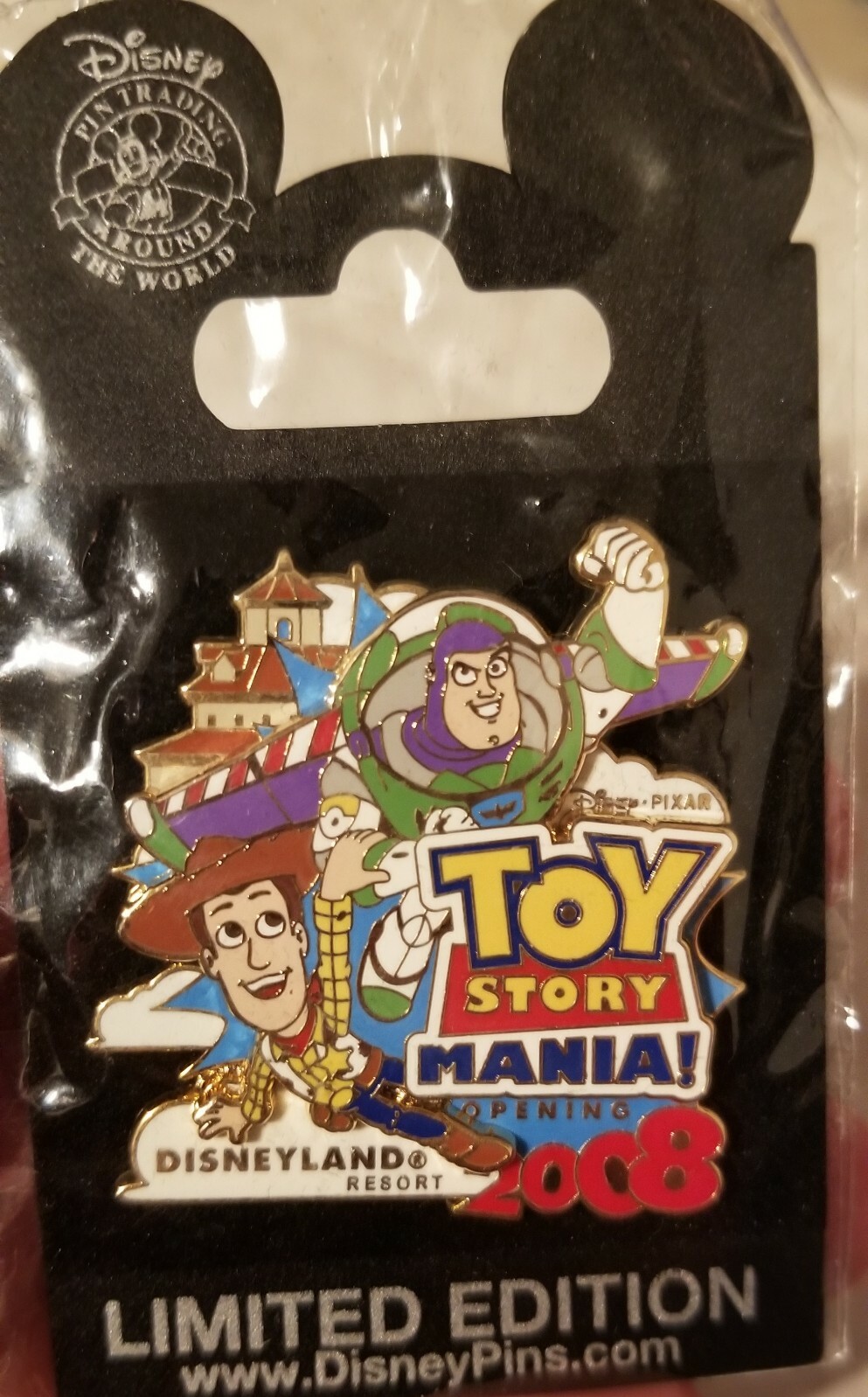 CAST MEMBER PIXAR DLR TOY STORY MIDWAY MANIA! OPENING DAY 2008 WOODY ...