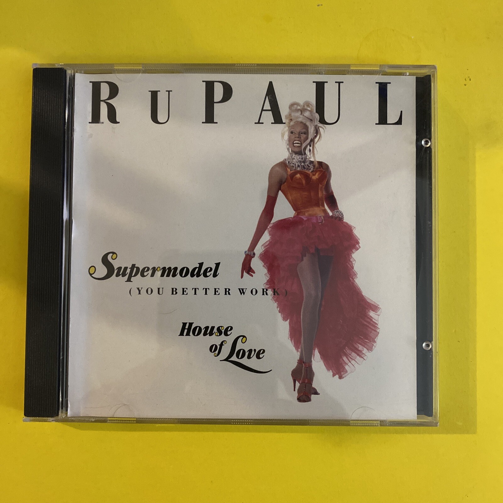 RUPAUL SUPERMODEL (YOU BETTER WORK) HOUSE OF LOVE (CD MAXI SINGLE 1992 ...