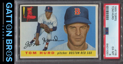 1955 Topps Tom Hurd #116 PSA 6 EX-MT | eBay