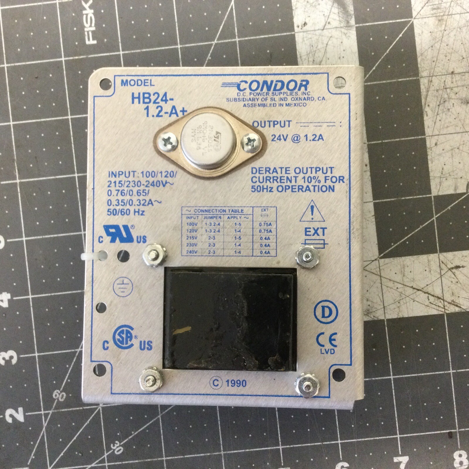 Condor HB24-1.2-A, Linear Power Supply, 24V @ 1.2A (LN29Q) | eBay