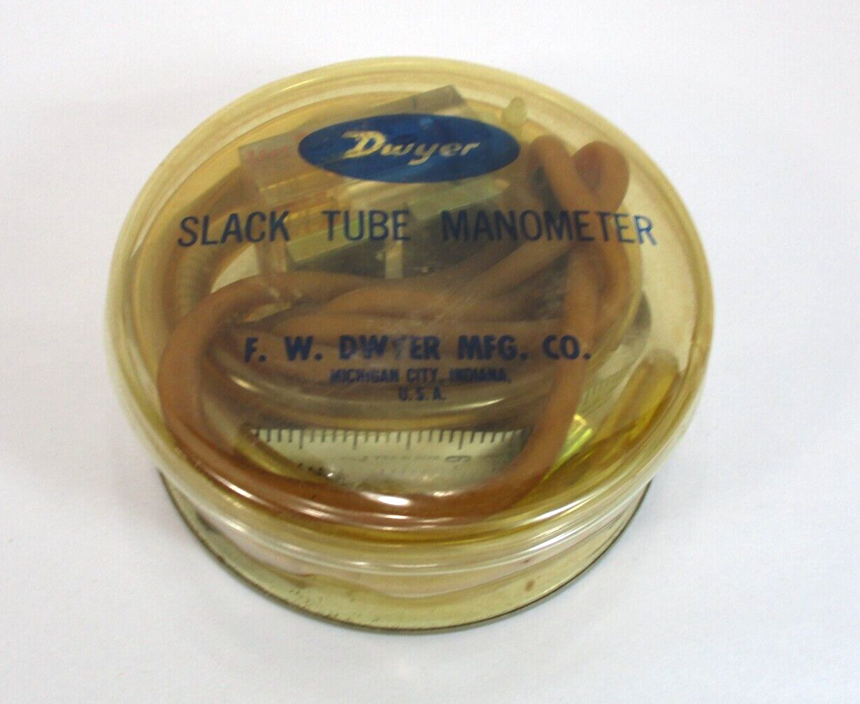 Dwyer 1212-16 Slack Tube Manometer ( Comes As Pictured ) Untested | eBay