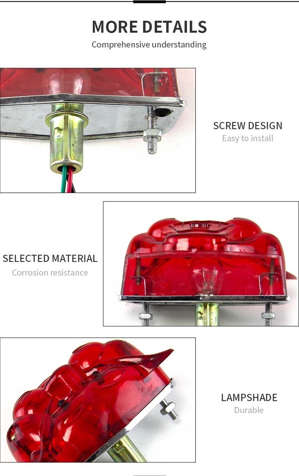 Lucas Style Cat Face Tail light Chopper Bobber Cafe Racer | eBay
