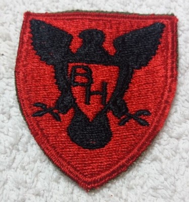 WW2 US Army 86th Infantry "Blackhawk Division" SSI Patch Authentic No ...