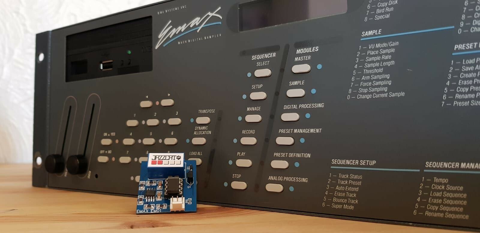 Emu EMAX EM01 Sample Input Monitor Upgrade | eBay