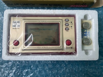Nintendo Game and Watch Octopus MINT 1st Edition OLD STOCK Handheld | eBay