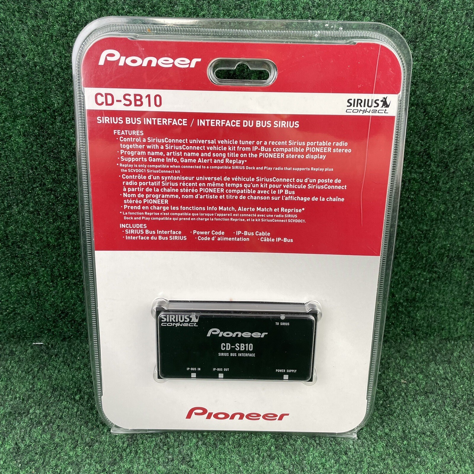 New Sealed PIONEER CD-SB10 Sirius Connect Satellite Radio Adapter Bus ...