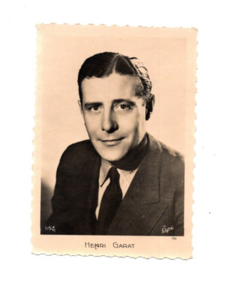 CARTE POSTALE acteur-comédien. HENRI GARAT. Edition Erpe | eBay