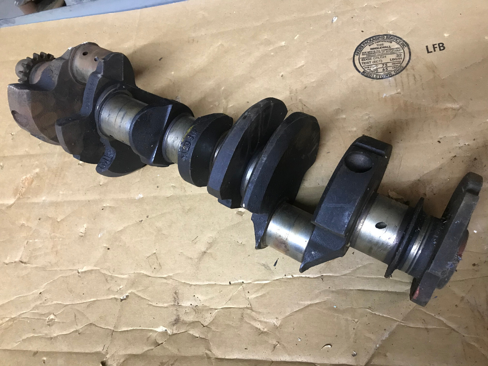 3932442 350 Chevy cast crankshaft core STD SBC | eBay