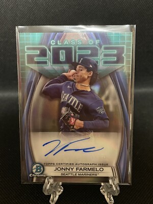 2023 Bowman Draft Jonny Farmelo Class Of 2023 Refractor Auto SP RC ...