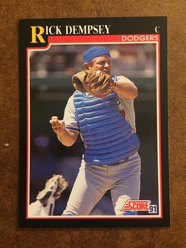Rick Dempsey 816 Score 1991 MLB Baseball Trading Card | eBay