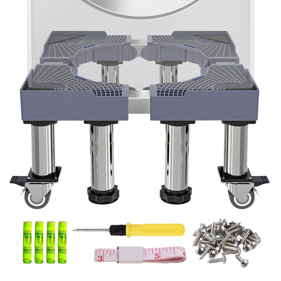 Stainless Steel Washer Pedestal Dryer Stand Pedestal Washing Machine ...