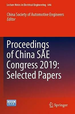Proceedings of China SAE Congress 2019: Selected Papers by China ...