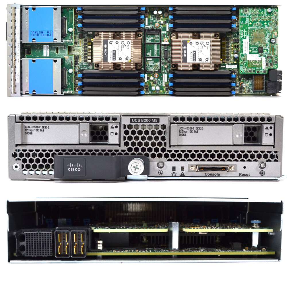 Cisco UCSB-B200-M5 Server Blade Barebones with UCSB-MLOM-40G-03 VIC No ...