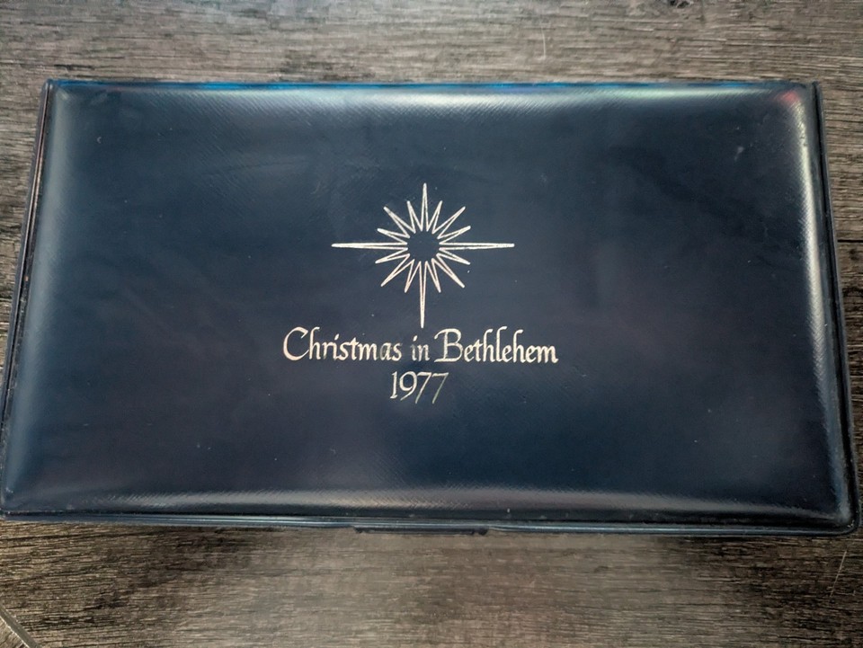 1977 Commemorative Proof “Christmas In Bethlehem” Franklin Mint ...
