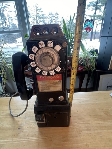 Vintage Working 10 Cent Rotary Pay Phone. Authentic Item | eBay