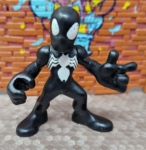 Imaginext Black Suit Venom Symbiote spiderman action figure superhero ...
