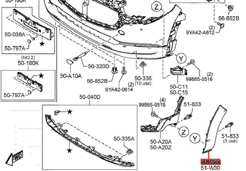 MAZDA CX-30 DM Front Bumper Trim DFR551W71D BRAND NEW | eBay