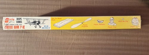 Sterling Models A10 Curtiss Hawk P-6E 16" Wing Span Flying Scale Balsa ...