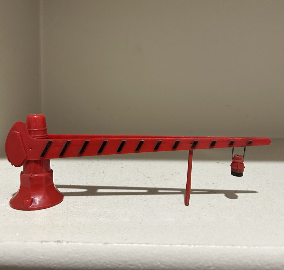 Marx Crossing Railroad Signal Gate White Road Signs telephone poles ...