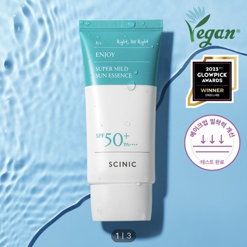 SCINIC Enjoy Super Mild Sun Essence SPF50+ PA+++ 50ml 1.7 oz Light ...