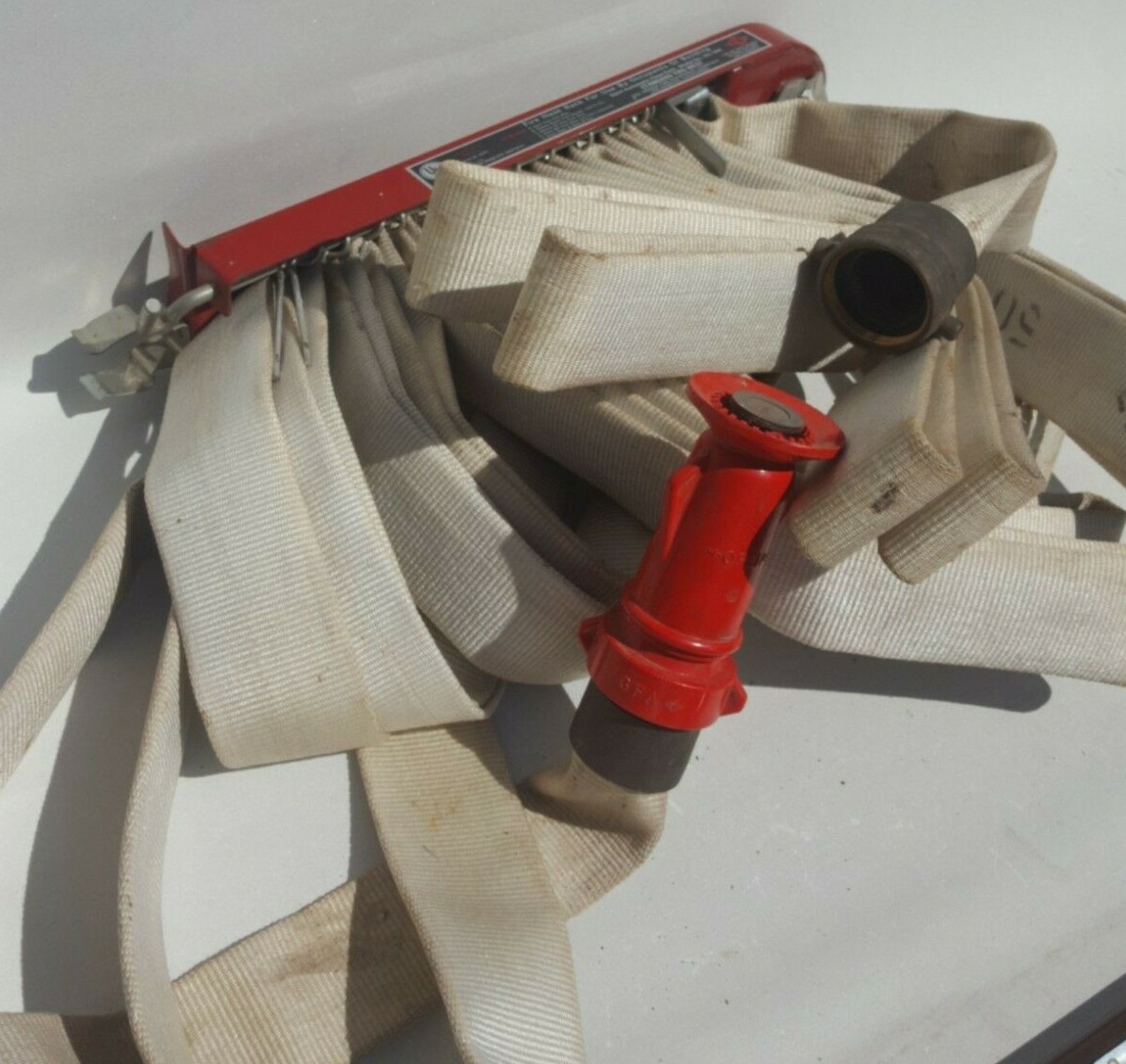 F-M Fireman Hose Rack with Fire Hose. | eBay