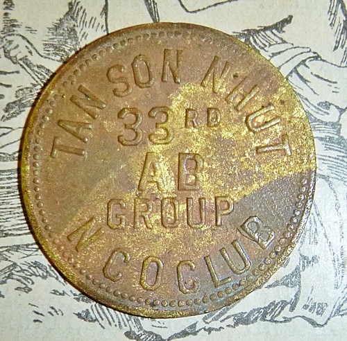 50c TOKEN / COIN - Very Rare - Tan Son Nhut Airbase, Saigon - Vietnam ...